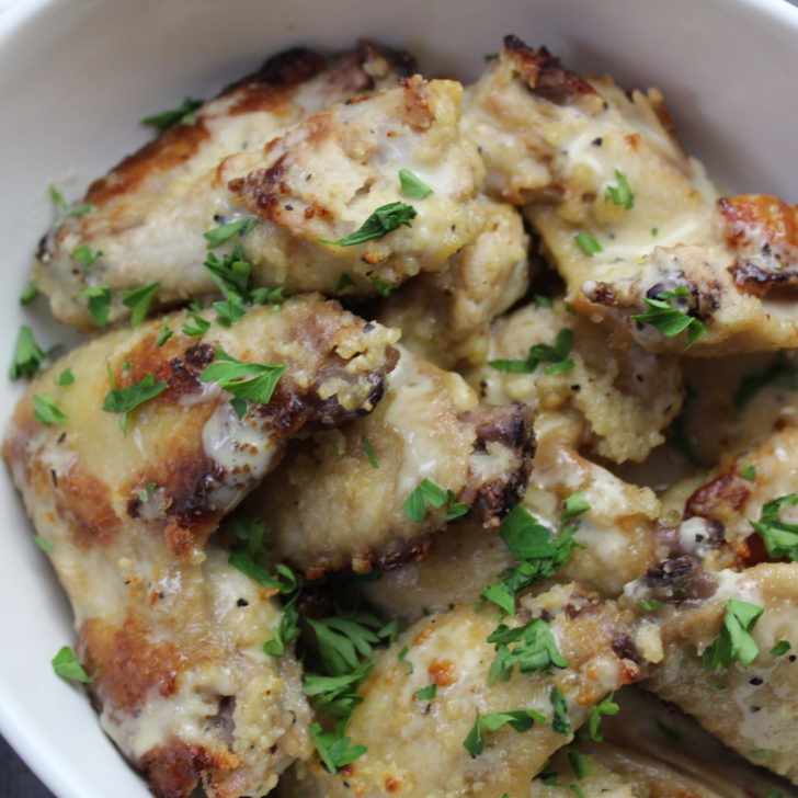 Caesar Chicken Wings: Paleo and Whole30 - Whole Kitchen Sink