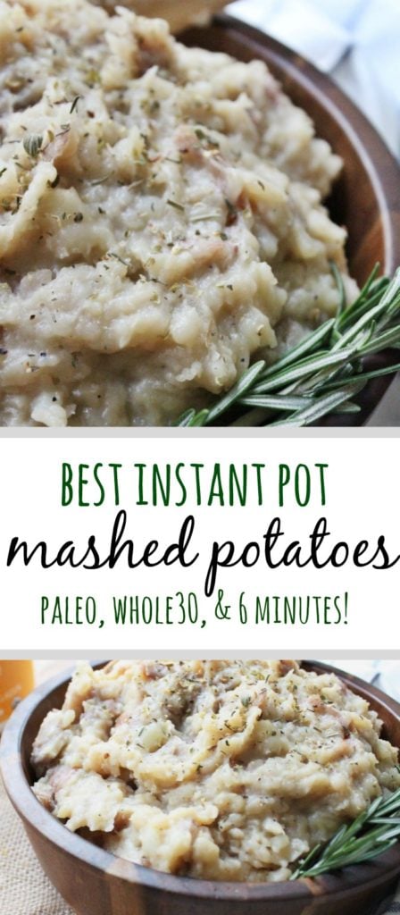 Best Ever Chunky Mashed Potatoes: A Whole30 Side Dish with 6 Minute ...