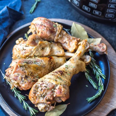 Pressure Cooker Herbed Turkey Legs: Whole30, Paleo, Keto, GF - Whole ...