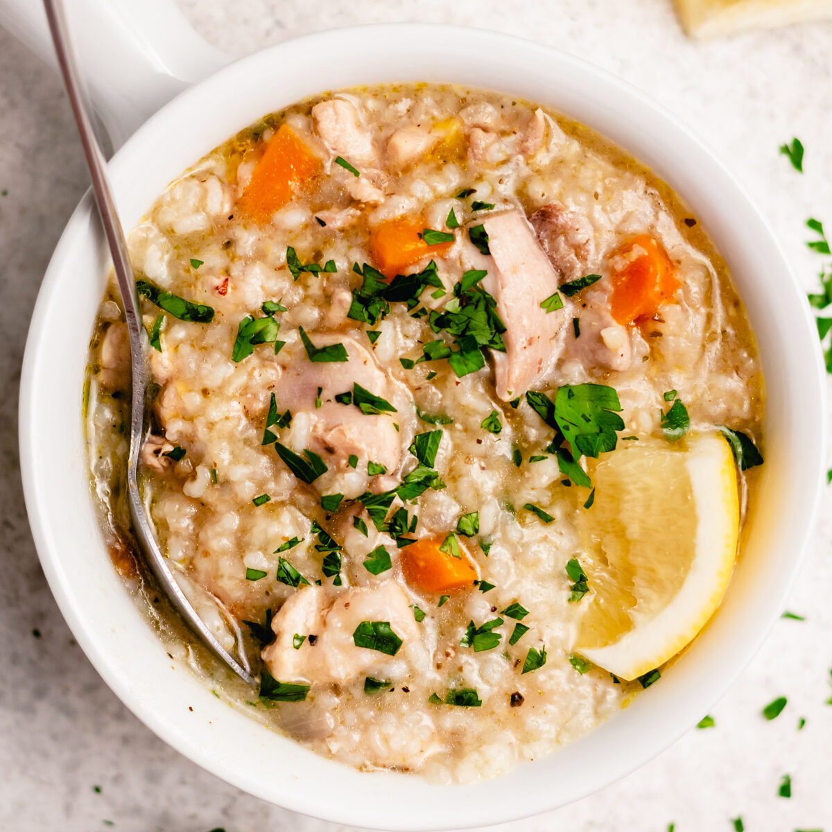 Instant Pot Chicken and Rice Soup - Whole Kitchen Sink