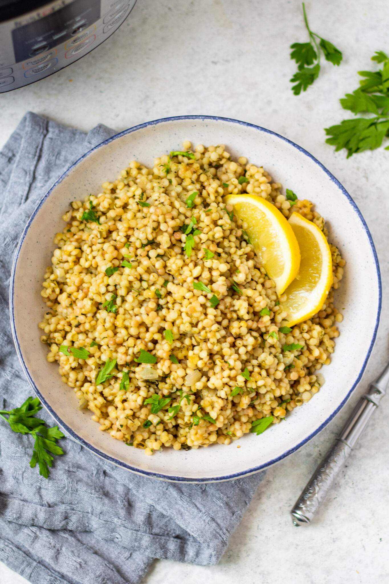Instant Pot Pearl (Israeli) Couscous - Whole Kitchen Sink