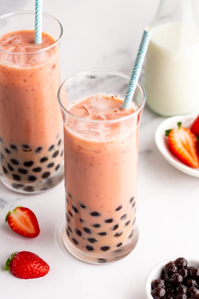 Strawberry Boba Tea - Whole Kitchen Sink