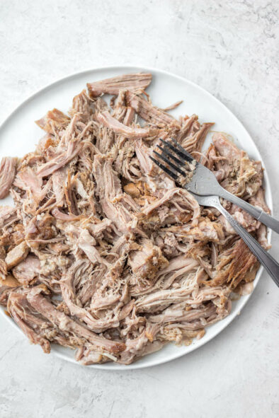 Slow Cooker BBQ Pulled Pork (Homemade BBQ Sauce) - Whole Kitchen Sink