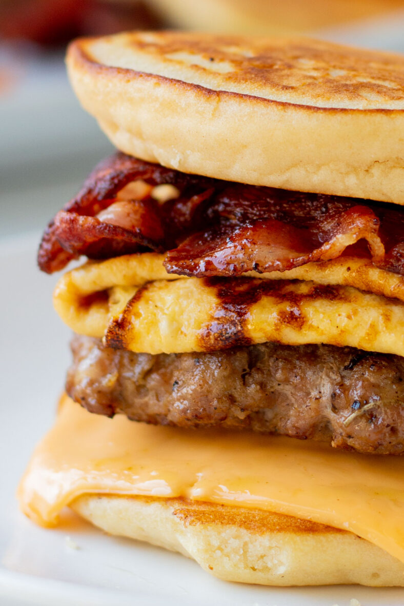 Easy Homemade McGriddle Breakfast Sandwiches - Whole Kitchen Sink