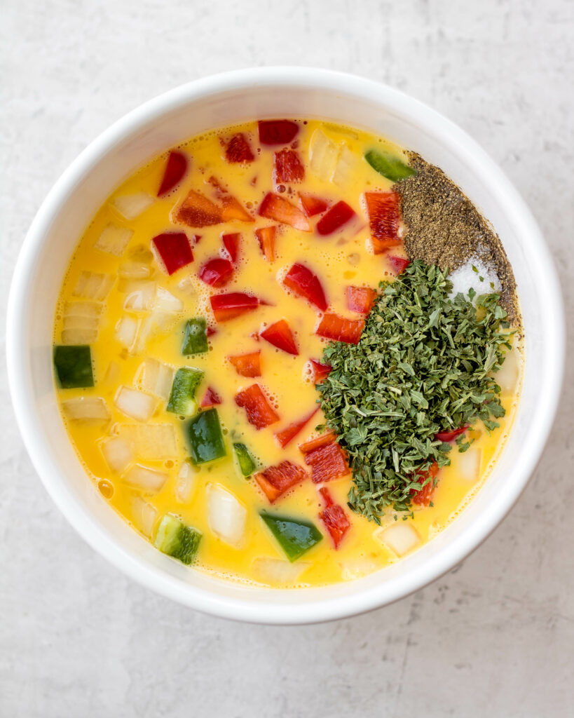 Leftover Ham and Hash Browns Egg Bake - Whole Kitchen Sink